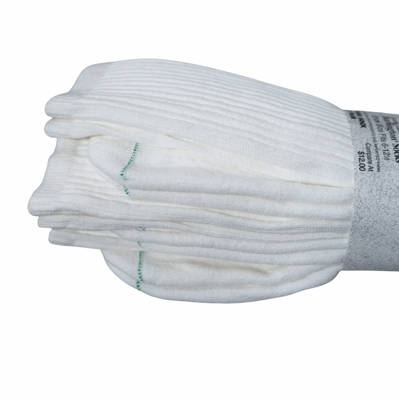 INTERWOVEN ATHLETIC COTTON TUBE SOCK - WHITE – Kicks For Gents