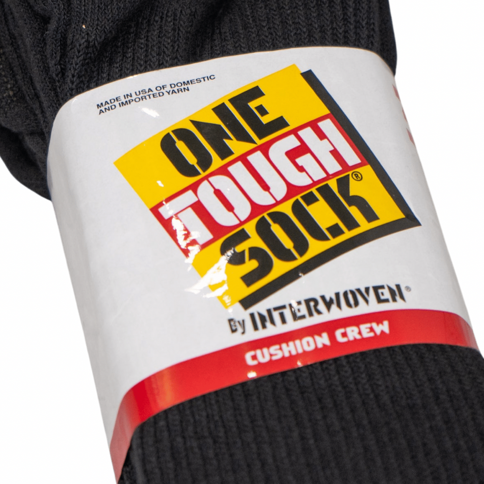 INTERWOVEN "ONE TOUGH SOCK" CASUAL COTTON CUSHION CREW – Kicks For Gents