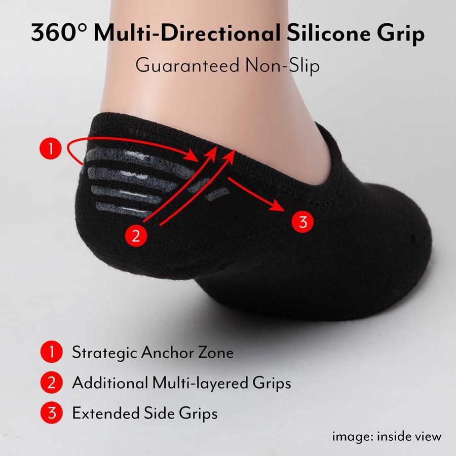 ACTIVE-X LOW-CUT REINFORCED ANTIBACTERIAL MODAL NO-SHOW SOCKS – Kicks ...